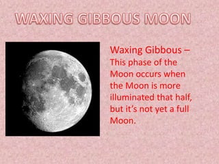 Phases of moon | PPTX