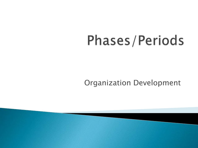 Phases of Organizational Development | PPTX | Business Operations ...