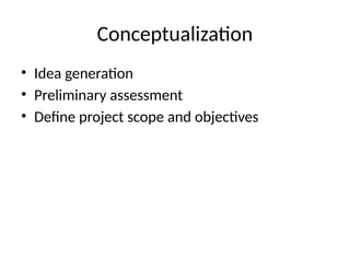 Phases_of_Oil_and_Gas_Projects - Conceptualization to operations | PPTX