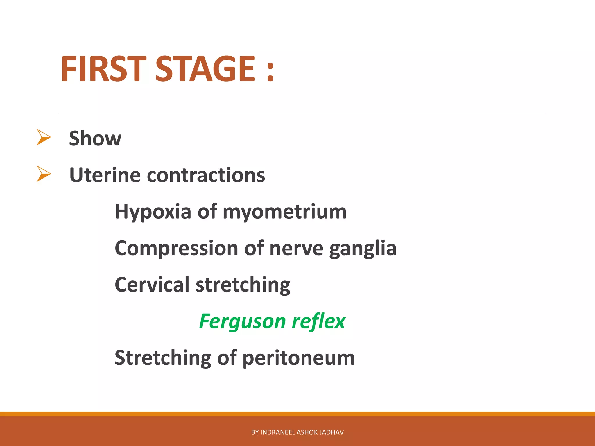 Phases of parturition | PPTX