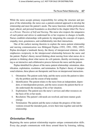 Phases of peplau's theory | PDF