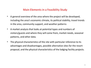 Phases of resort development process | PPT