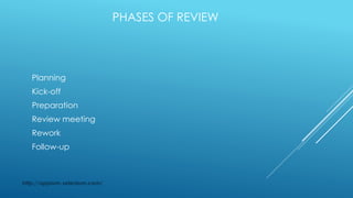 Phases of review | PPT