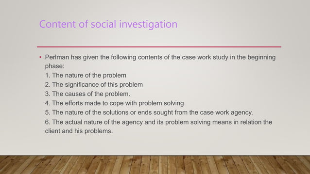 Phases of social case work | PPTX