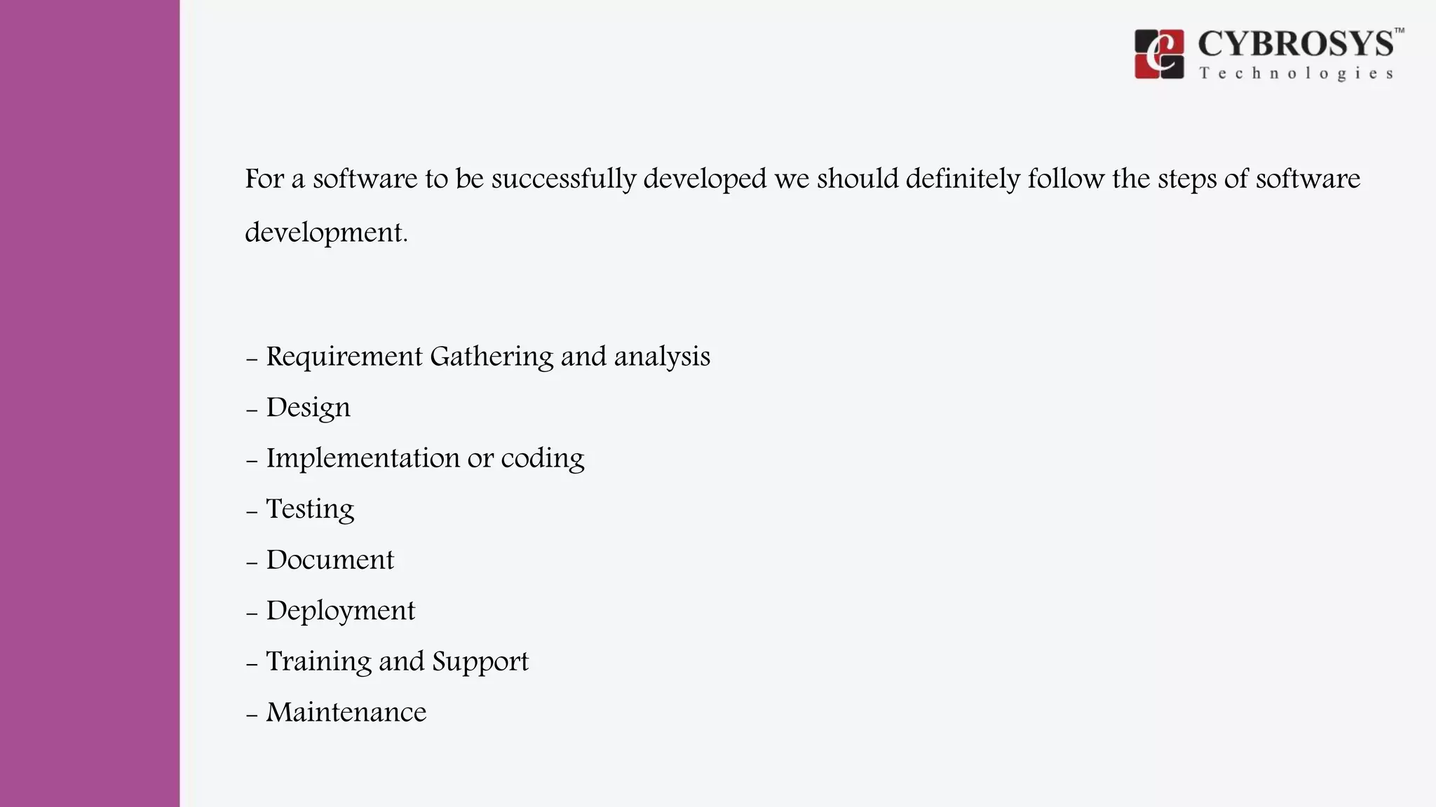 Phases of software development | PPTX