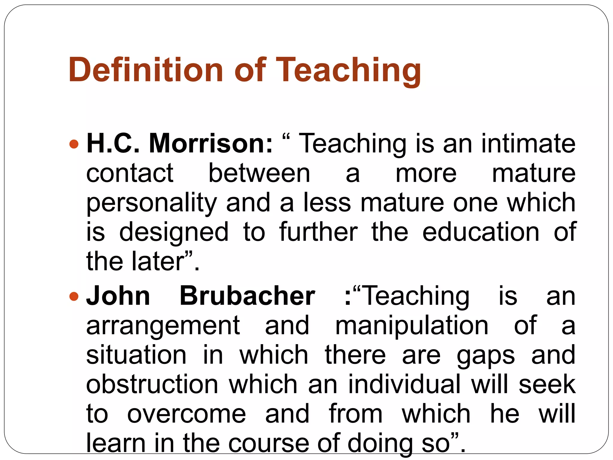 Phases of teaching | PPTX