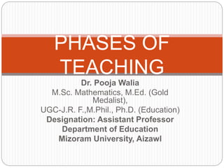 Phases of teaching | PPTX