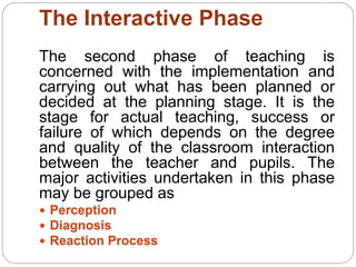 Phases of teaching | PPTX