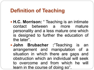 Phases of teaching | PPTX