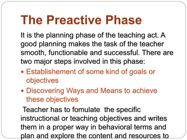 Phases of teaching | PPTX