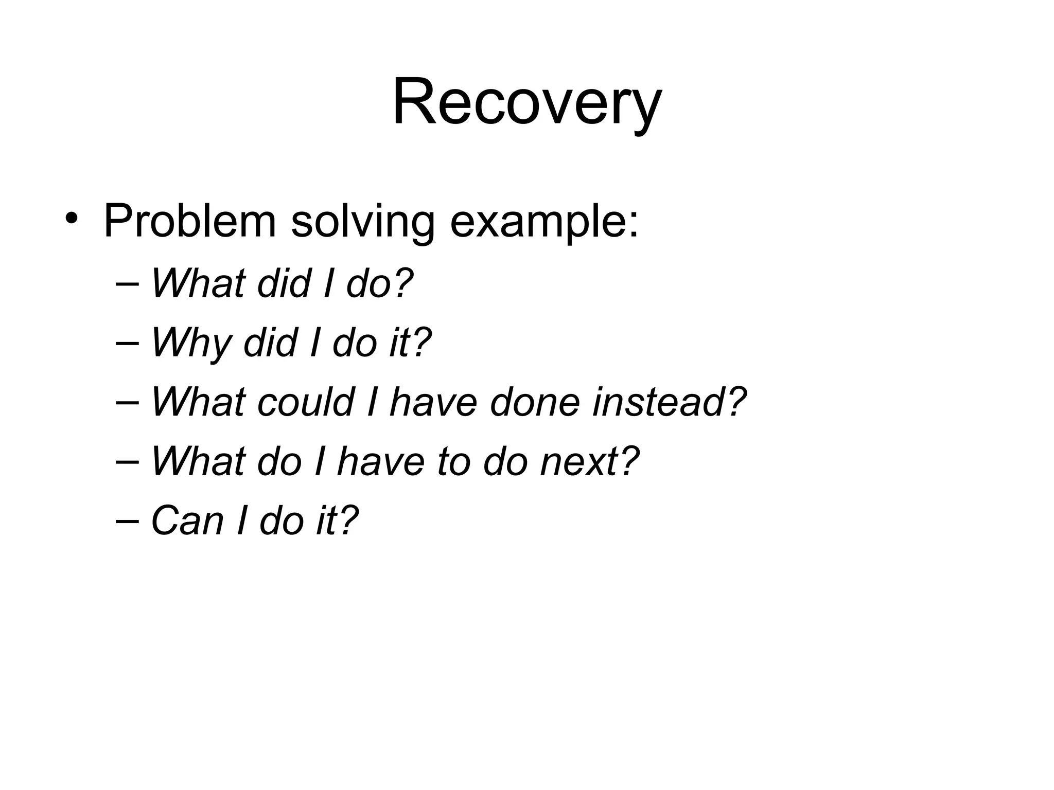 Phases of the Acting Out Cycle MO SW-PBS SI 2008 | PPT