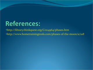 Phases of the moon | PPT