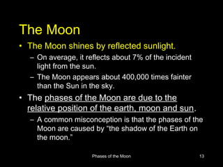 Phases of the moon | PPT