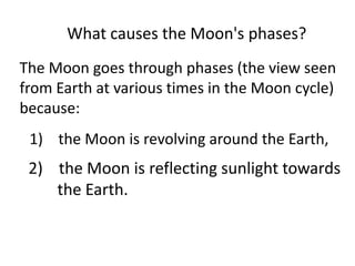 Phases of the moon (Teach) | PPTX