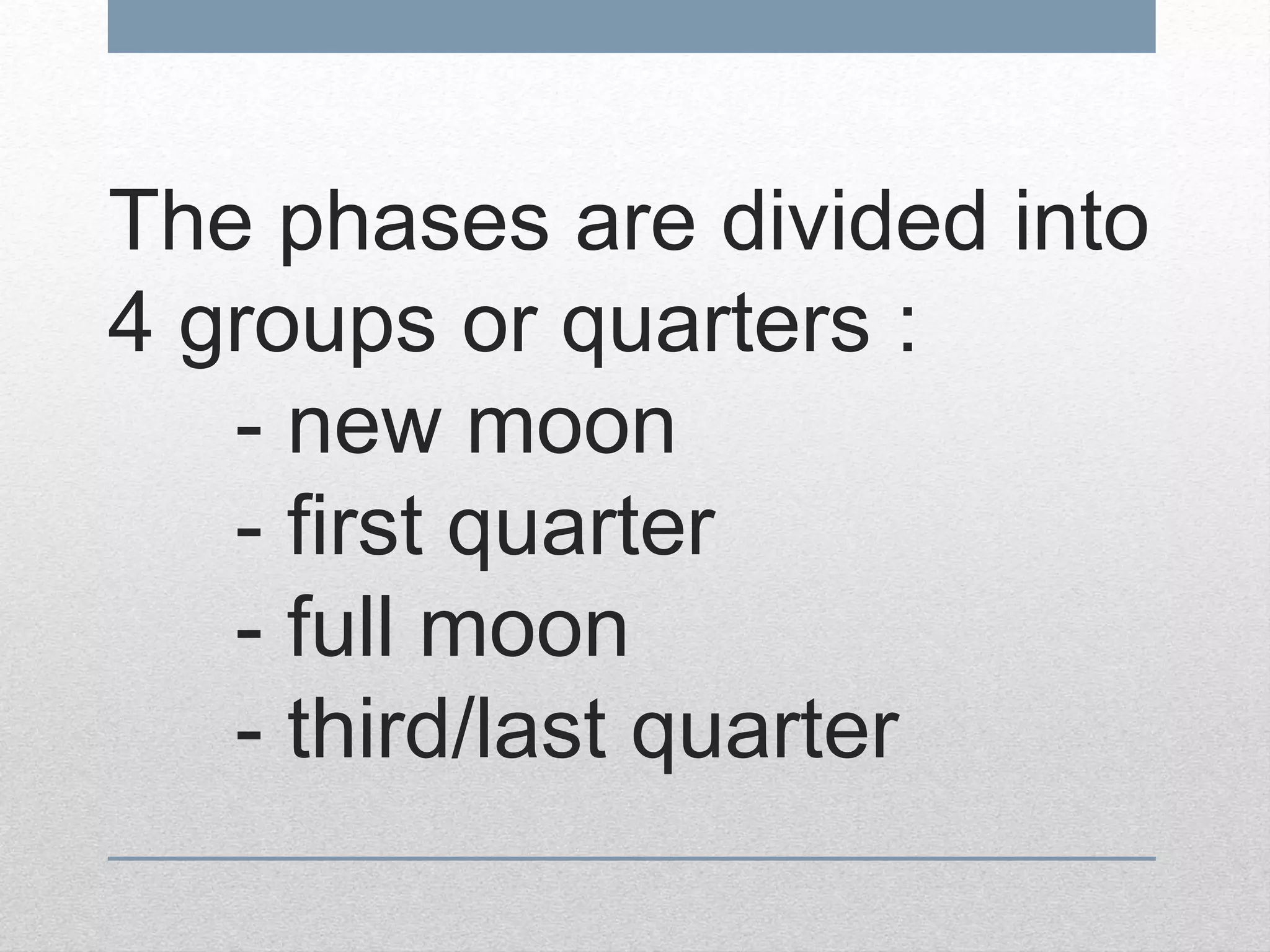 Phases of the moon | PPTX