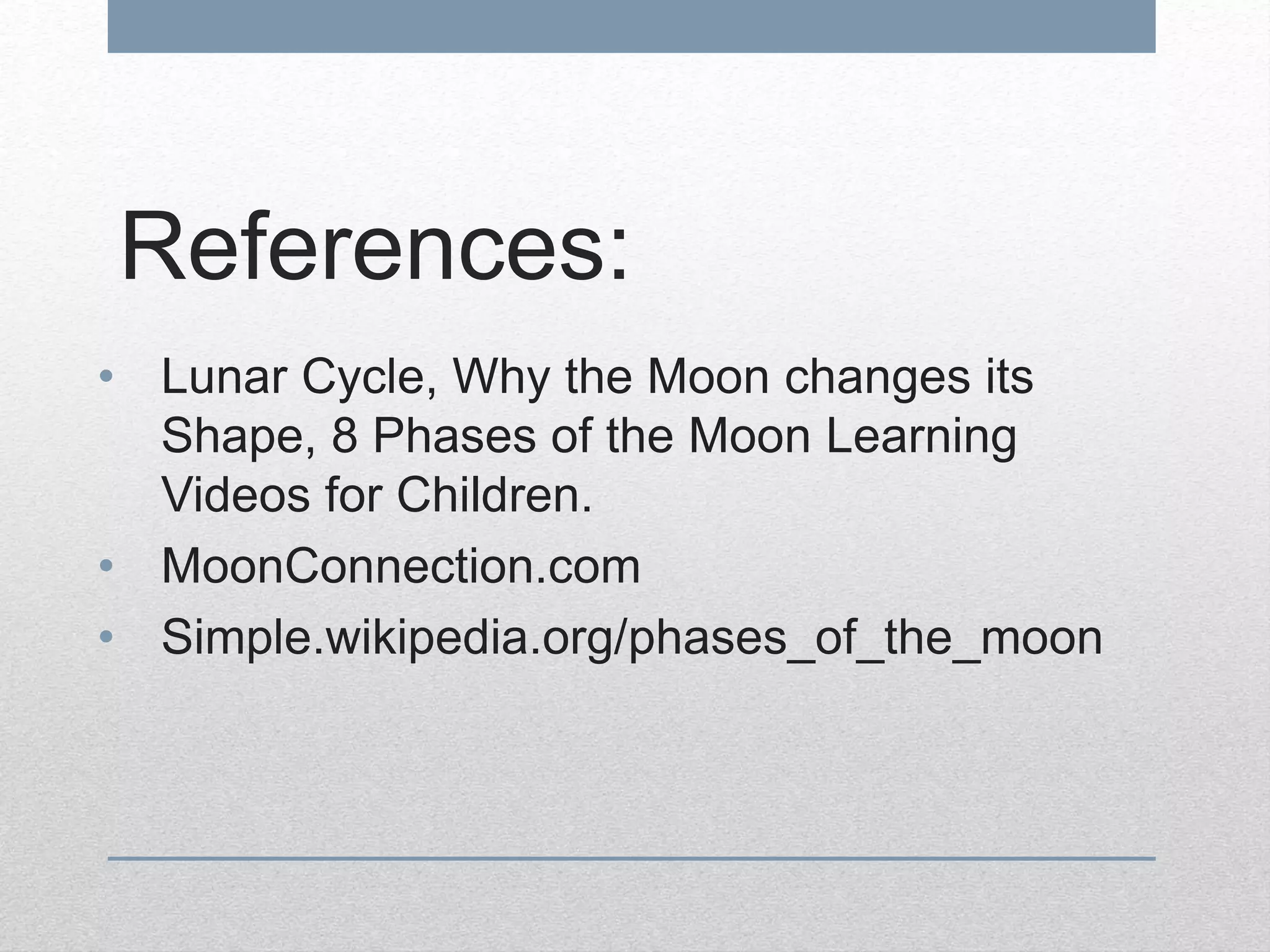 Phases of the moon | PPTX