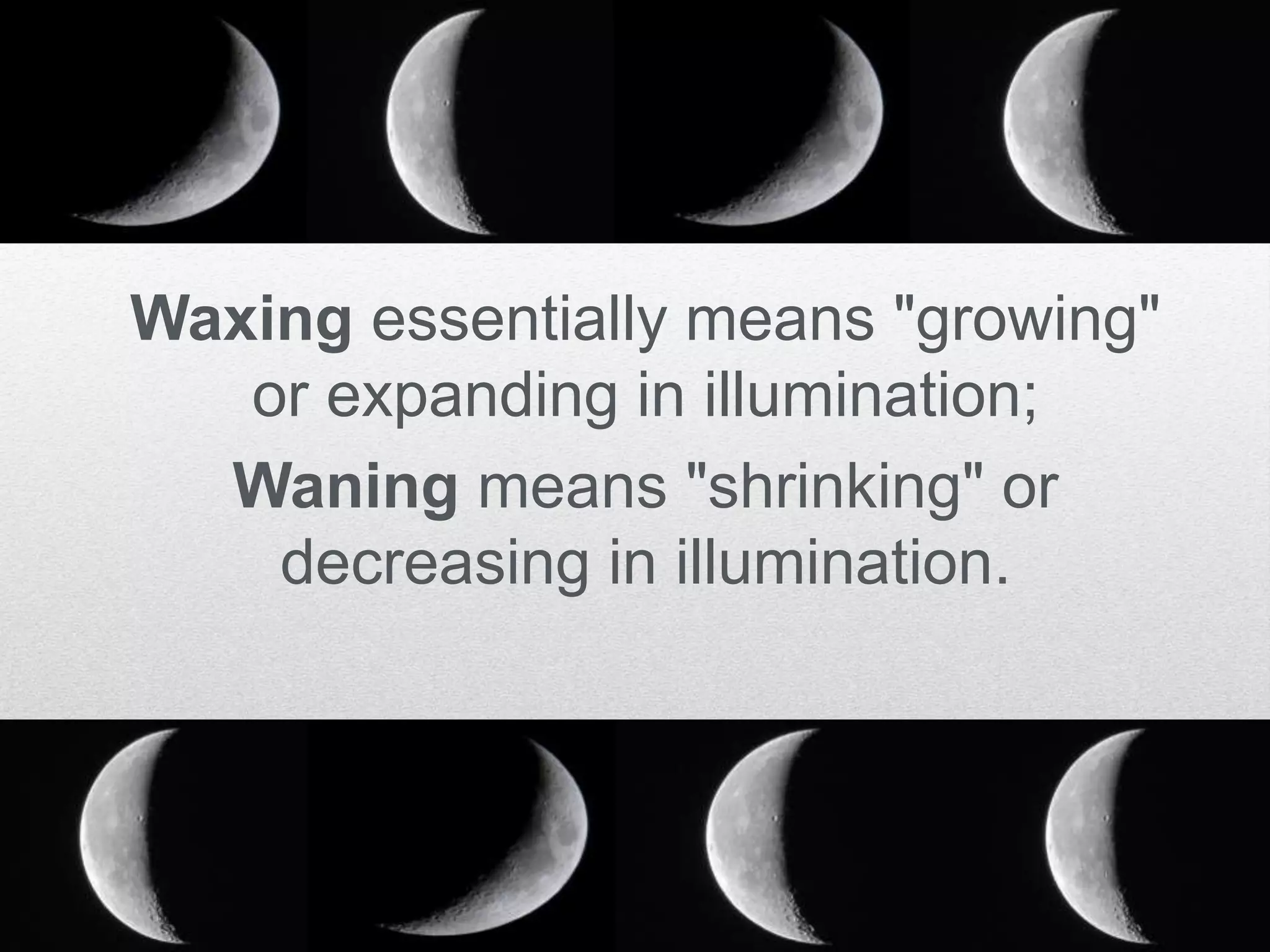 Phases of the moon | PPTX