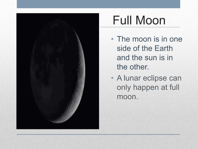 Phases of the moon | PPTX