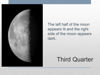 Phases of the moon | PPTX