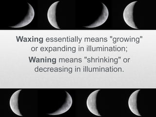 Phases of the moon | PPTX