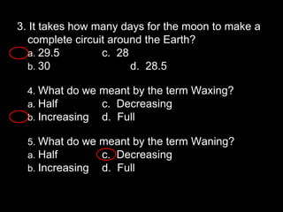 Phases of the Moon.ppt | Geography | Science