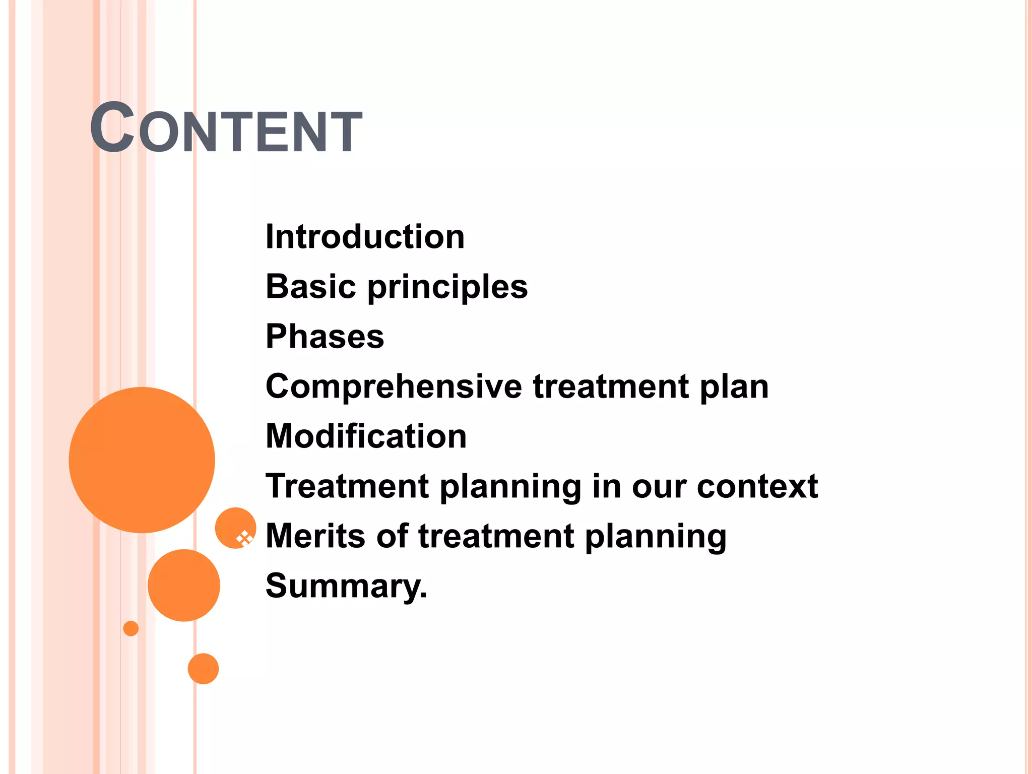 Phases of treatment planing ppt | PPTX
