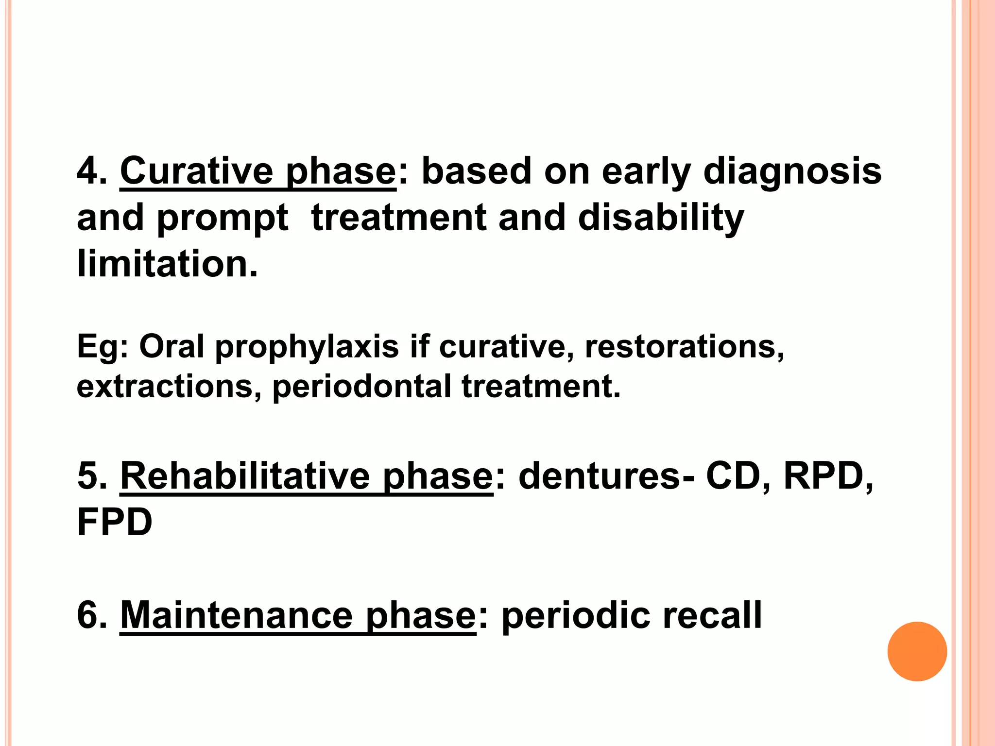 Phases of treatment planing ppt | PPTX