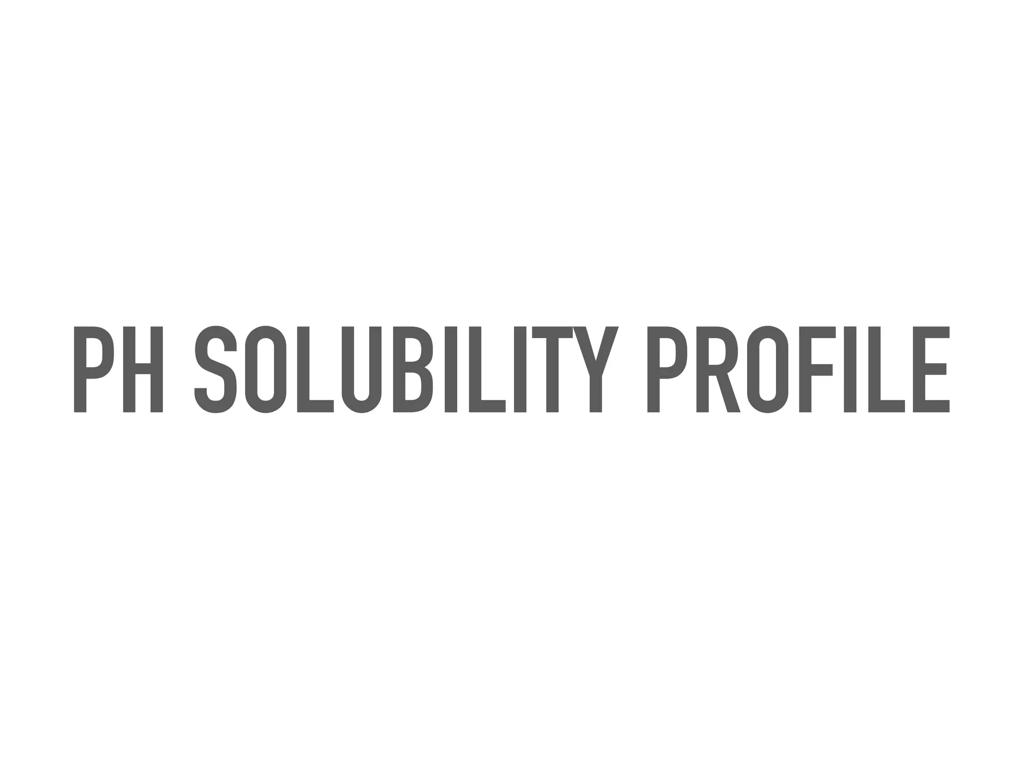Phase solubility analysis and pH solubility profile | PDF
