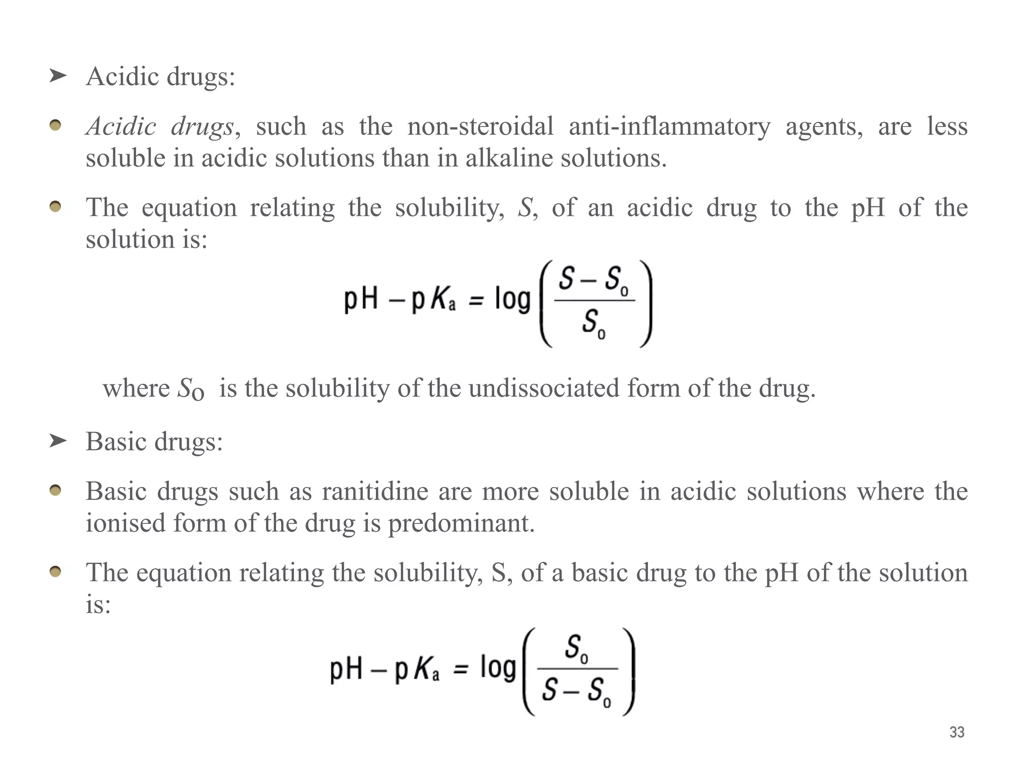 Phase solubility analysis and pH solubility profile | PDF