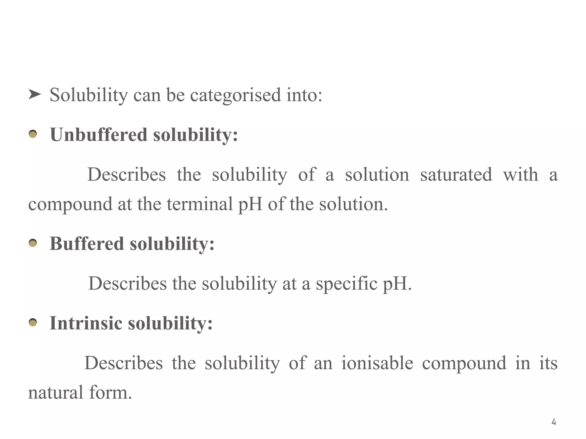 Phase solubility analysis and pH solubility profile | PDF