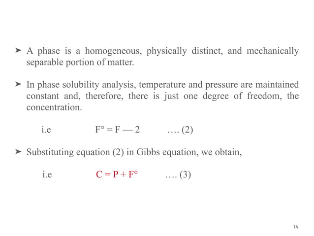 Phase solubility analysis and pH solubility profile | PDF | Chemistry ...
