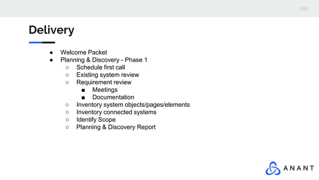 Phases Sales Delivery Process | PPT