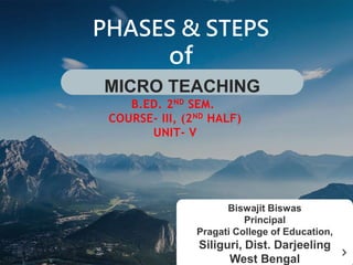 Phases & Steps of Micro Teaching.pptx