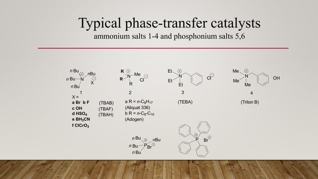 Phase transfer catalysis | PPTX | Chemistry | Science