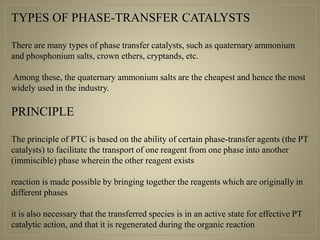 Phase transfer catalyst | PPTX