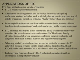Phase transfer catalyst | PPTX