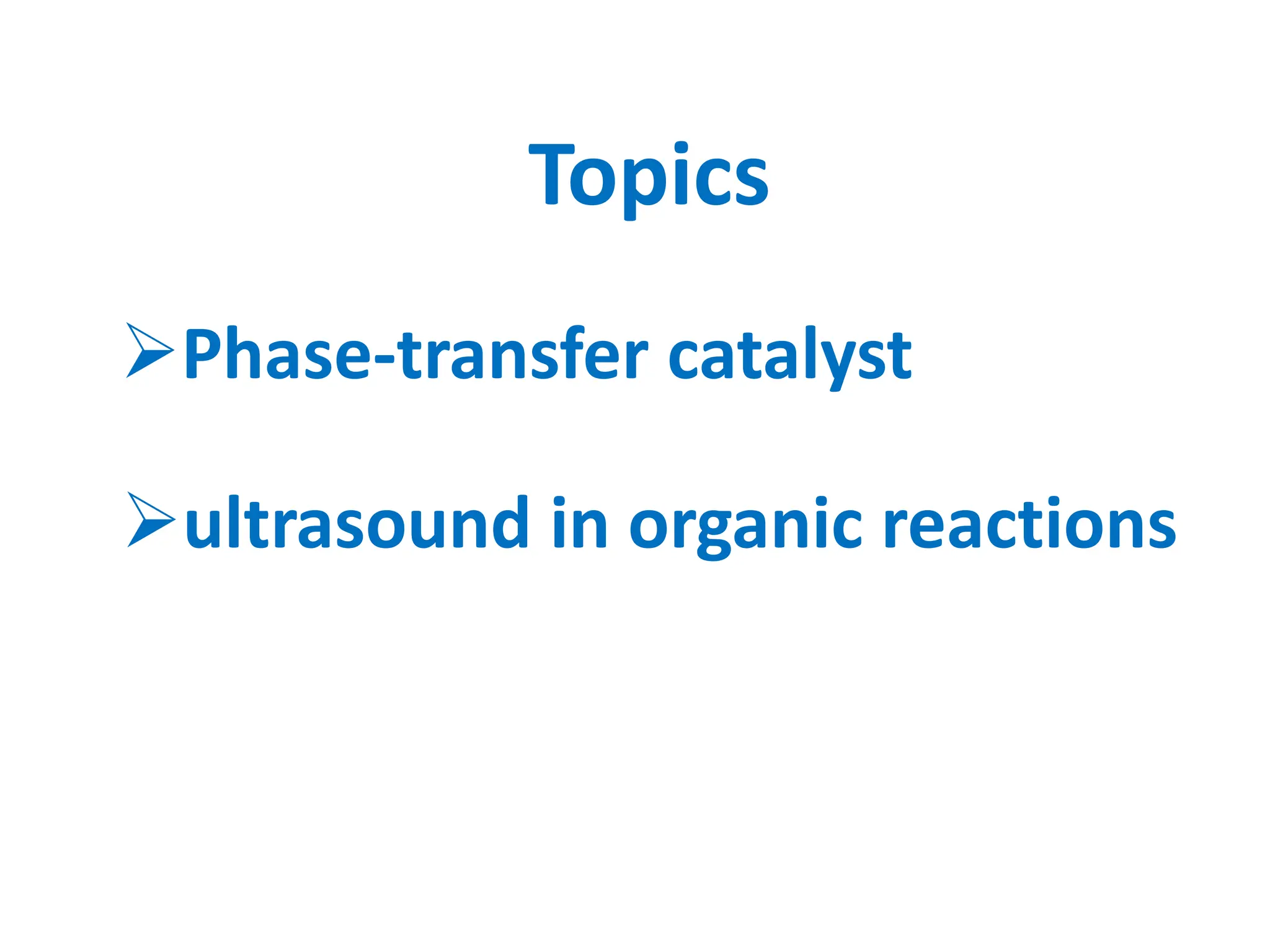 Phase transfer catalyst and ultrasound in organic recation .pdf