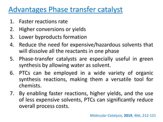 Phase transfer catalyst and ultrasound in organic recation .pdf