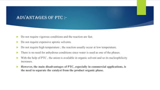 PHASE TRANSFER CATALYSIS - PTC | PDF