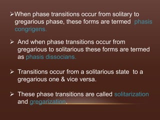 Phase variation in locust | PPTX