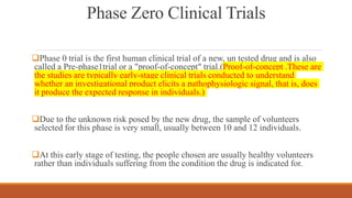 phase zero clinical traials Dr Shivansh Verma.pptx
