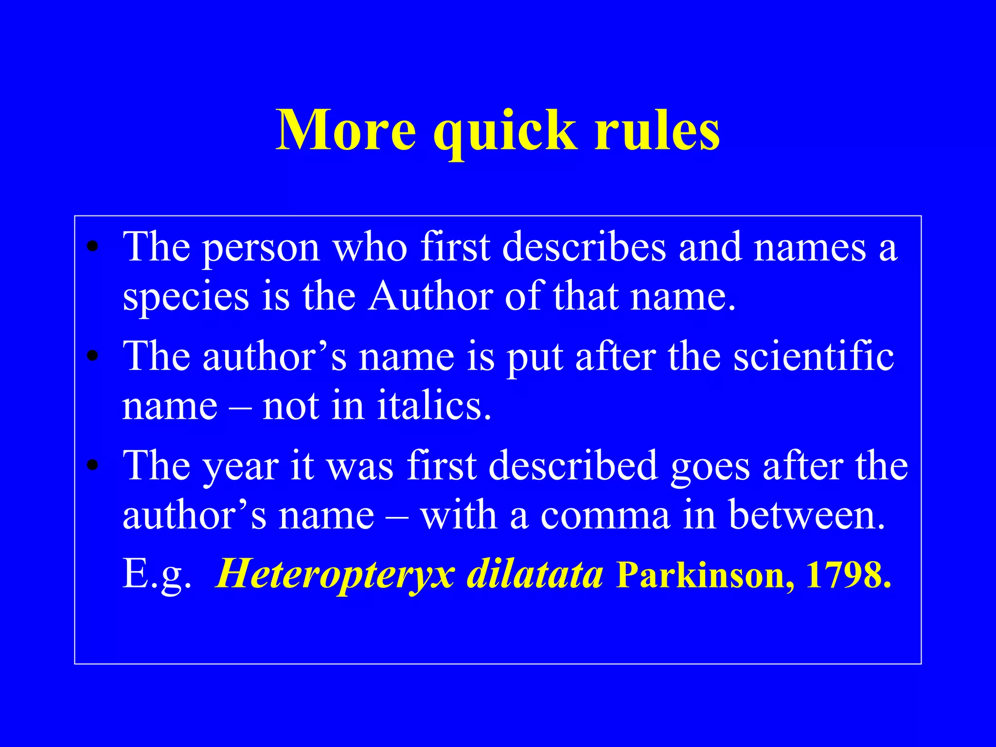 Naming Phasmids | PPT | Free Download