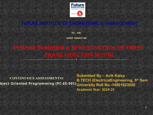 phasor diagram and speed control of three phase induction motor.pptx