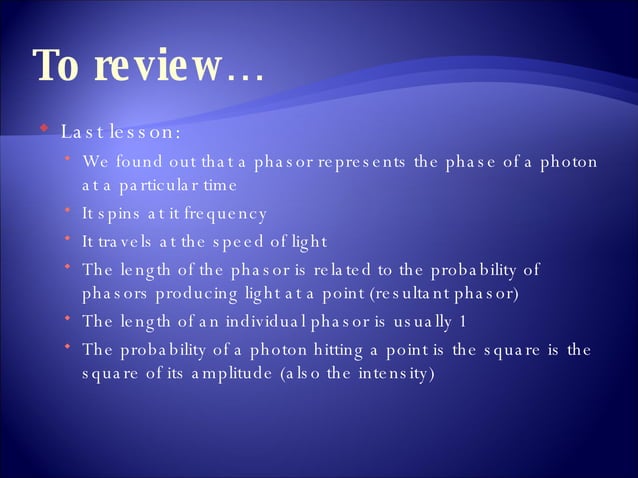 Phasors Reflection And Refraction | PPT