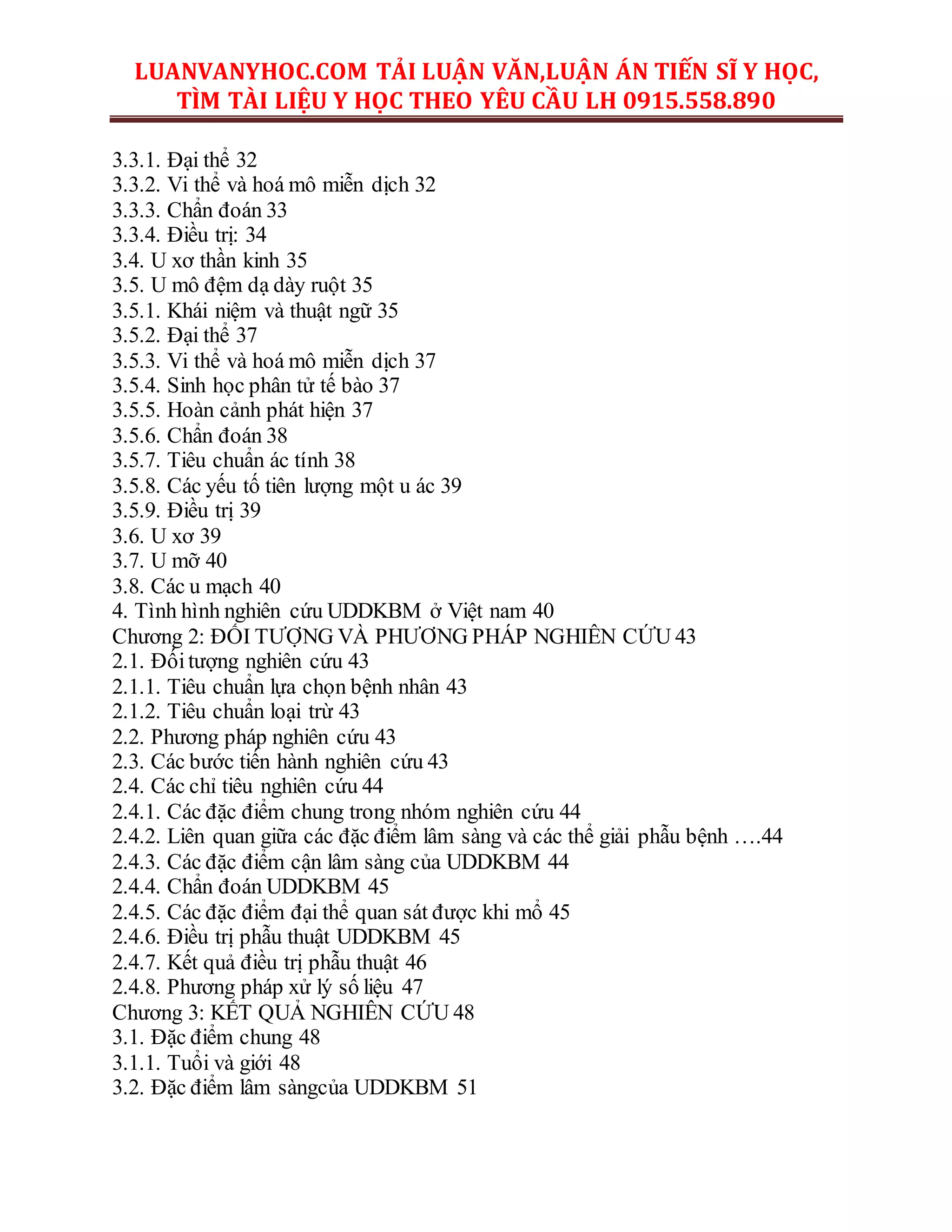 Phau thuat mot so loai u da day co nguon goc khong tu bieu mo | PDF