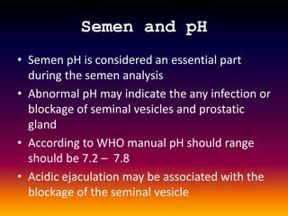 P h of sperm [autosaved] | PPTX
