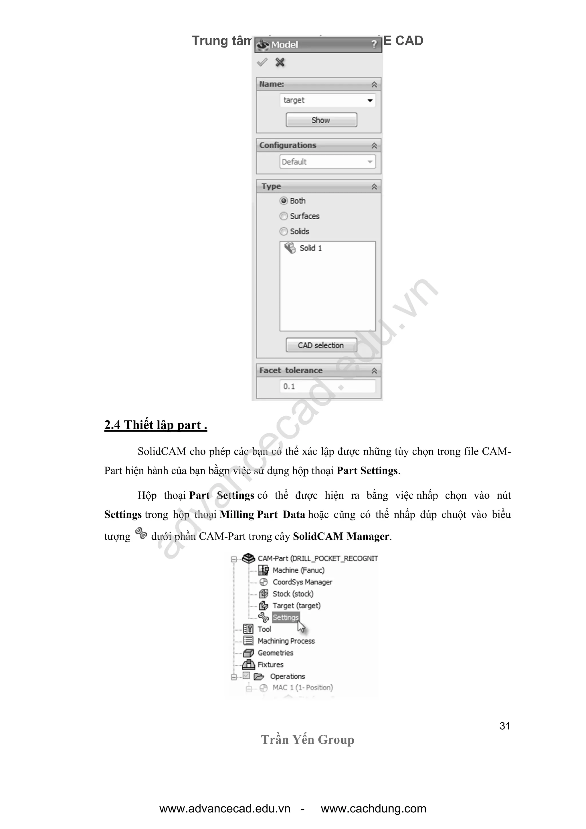 Giáo trình phay solidcam | PDF