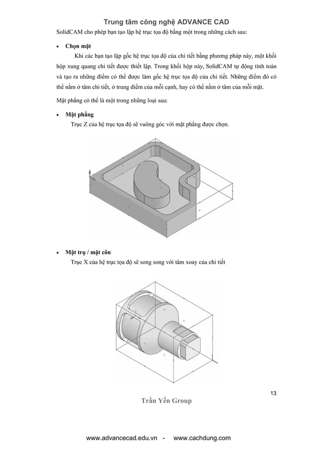 Giáo trình phay solidcam | PDF
