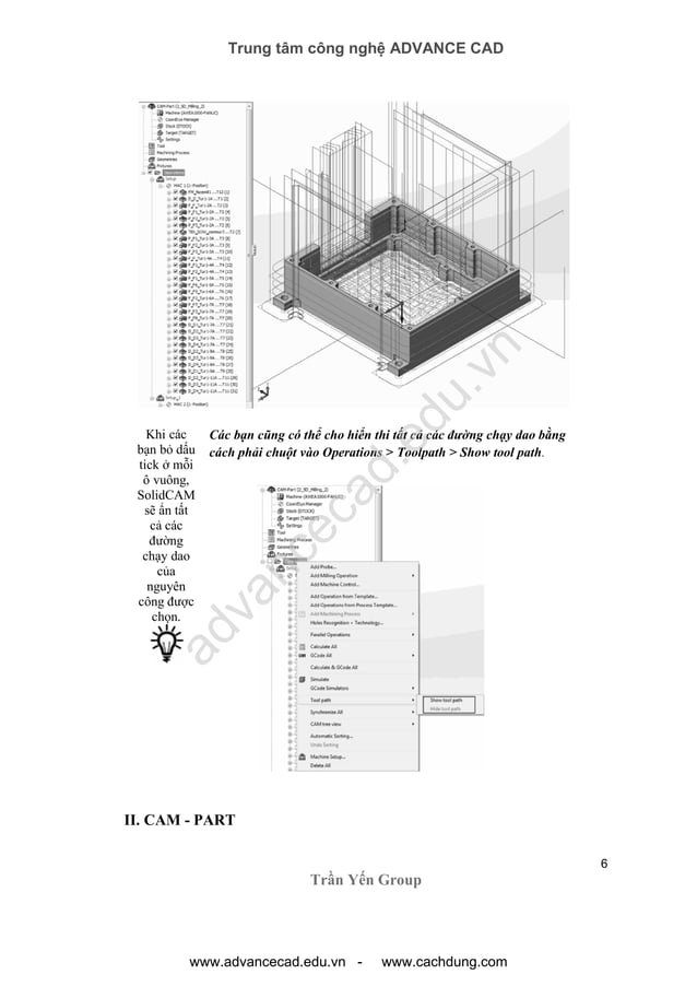 Giáo trình phay solidcam | PDF