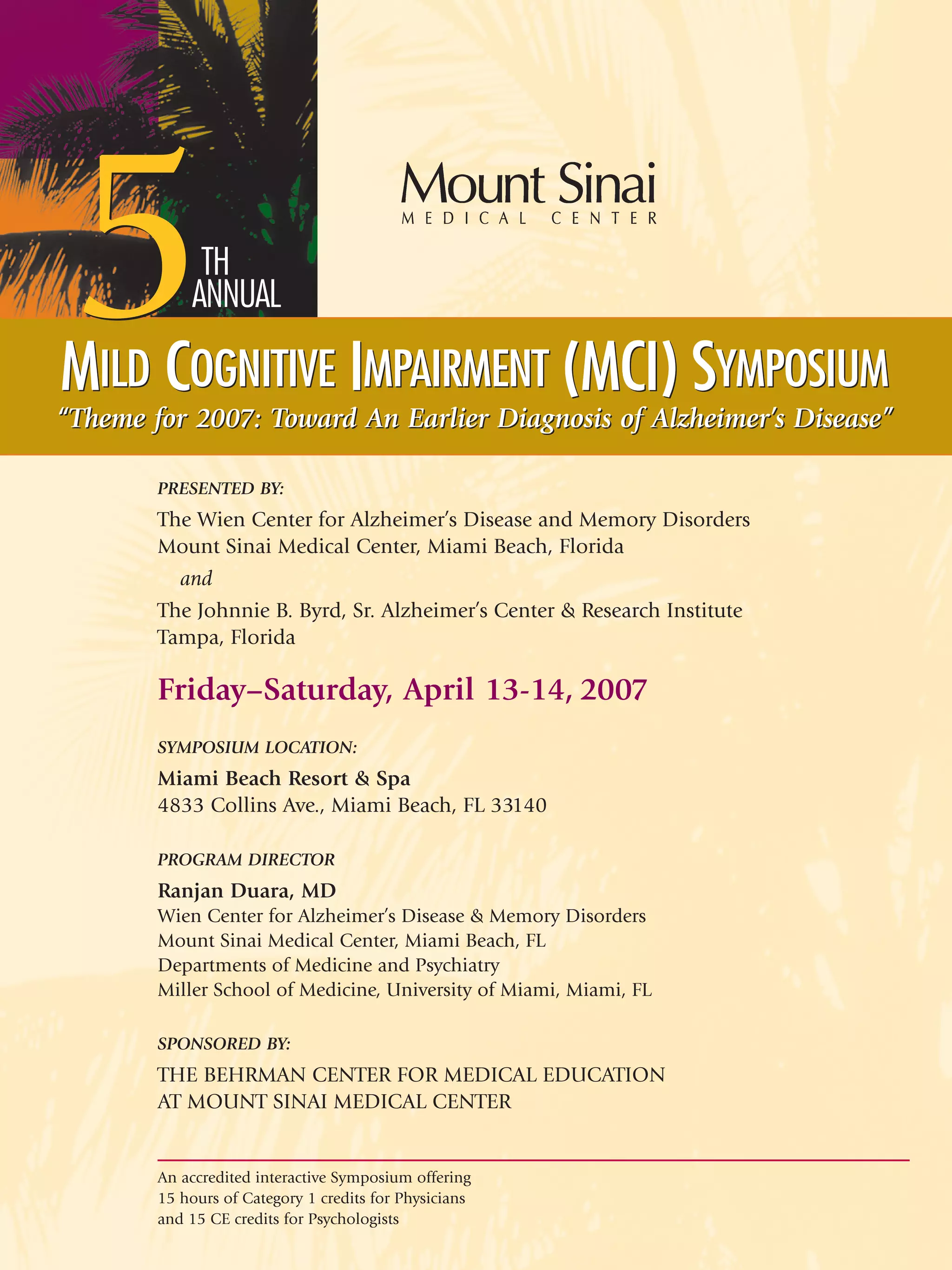 MCI brochure 2007 | PDF